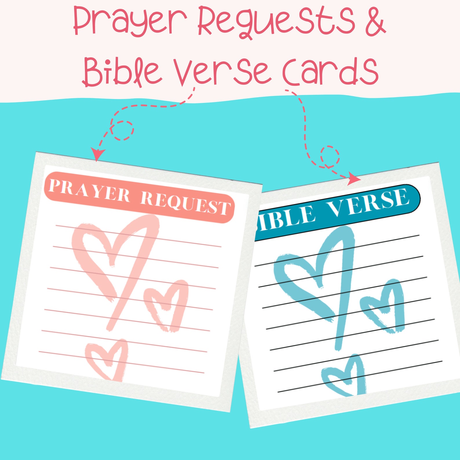 Prayer Promise Board Kit - Colorful Scallops Decor - Etsy