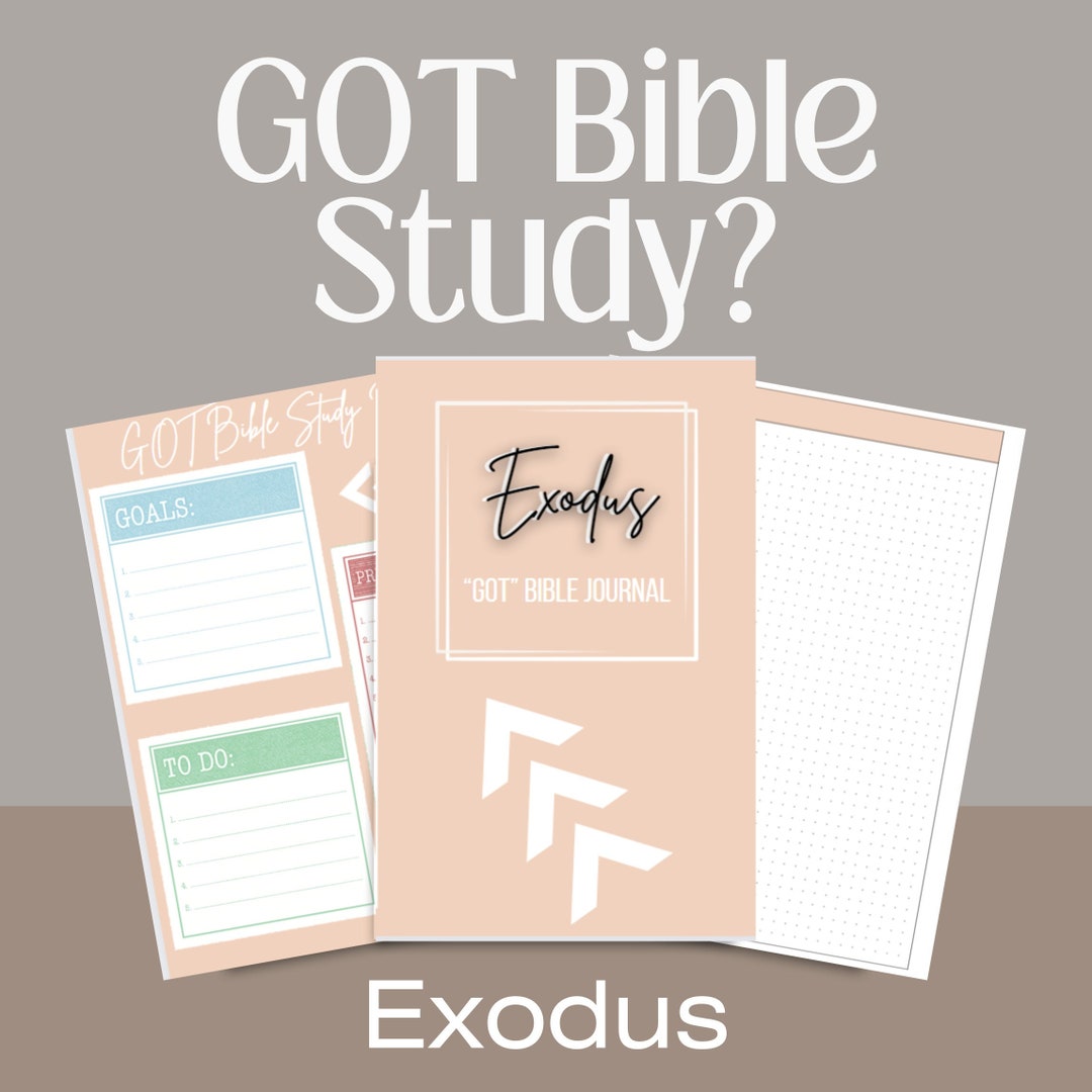 GOT Bible Journal - Exodus Edition - Etsy