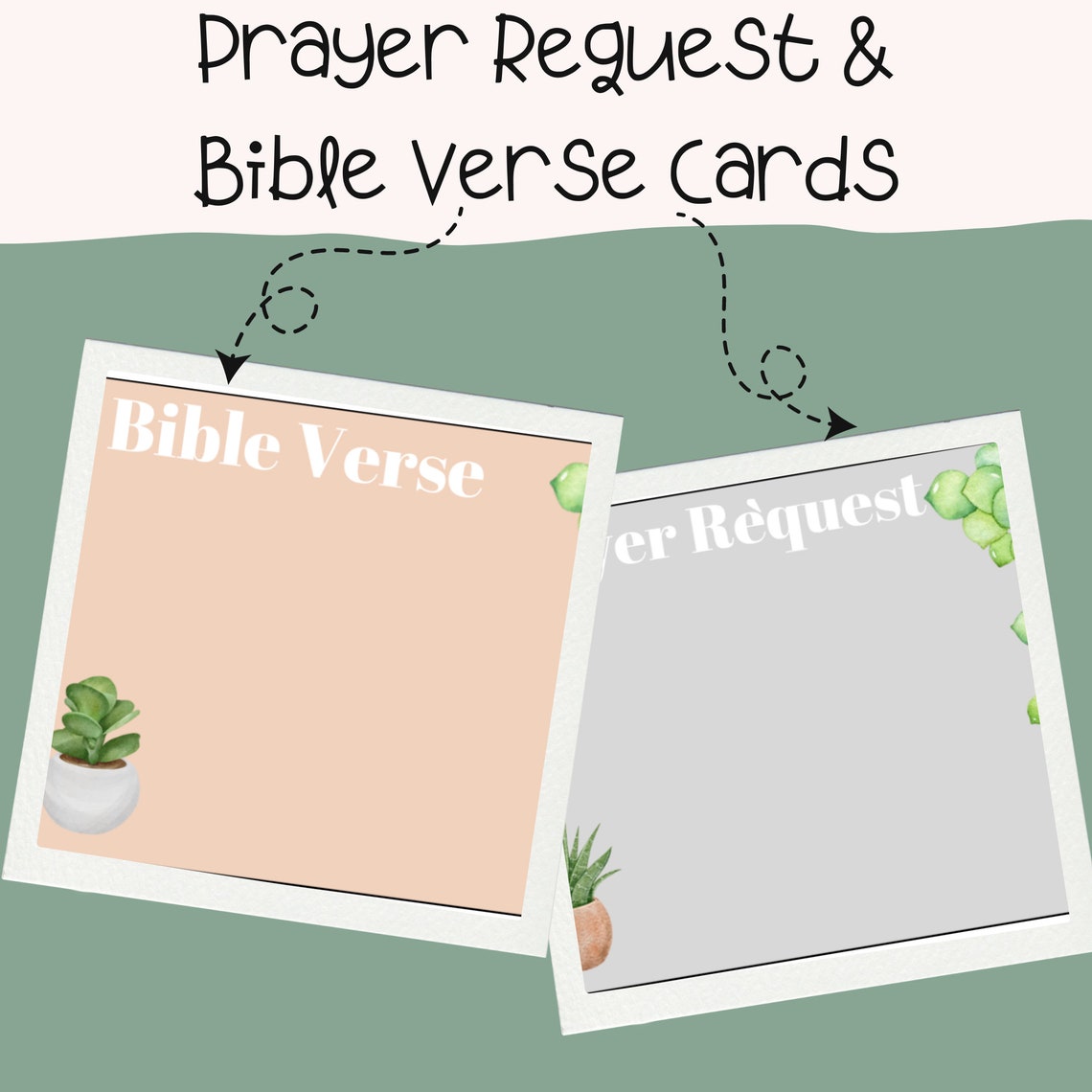 Prayer Promise Board Kit - Indoor Plant Decor - Etsy