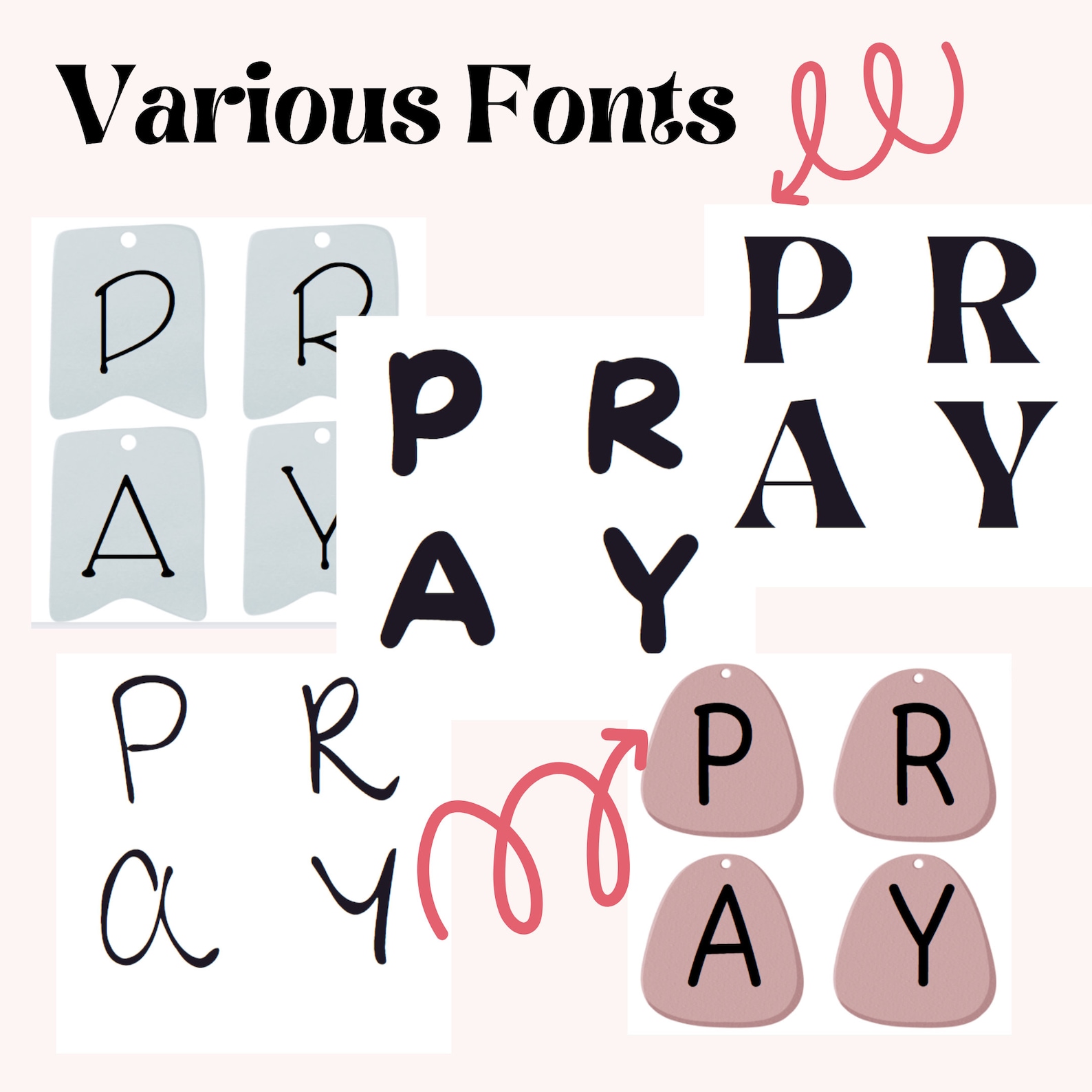 Prayer Promise Board Kit - Colorful Scallops Decor - Etsy