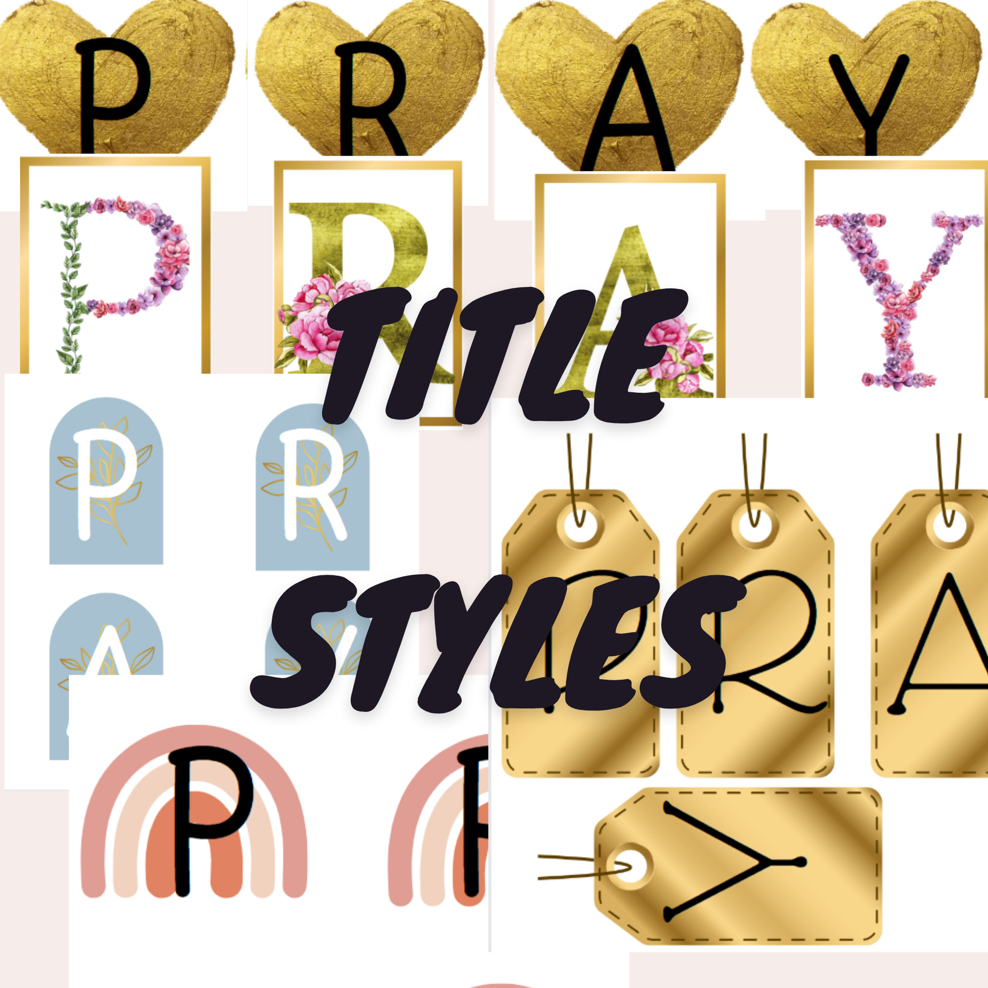 Prayer Promise Board Kit - Gold - Etsy