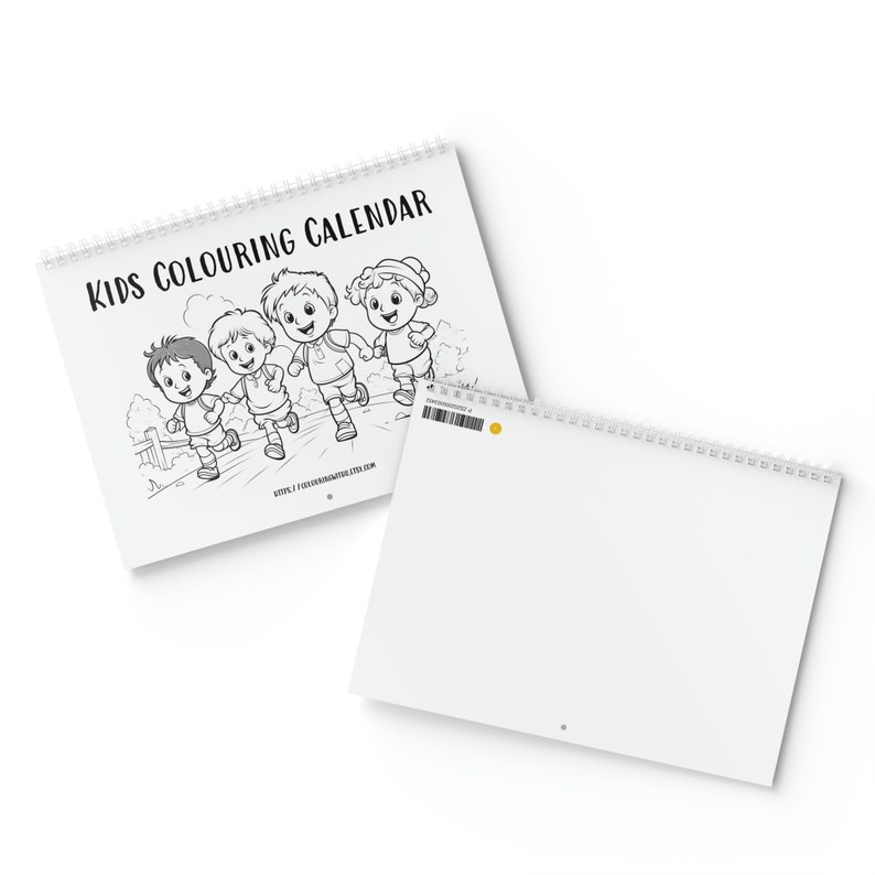 Colouring Calendar for Kids 2024 - Etsy
