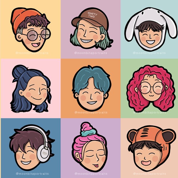 Cartoon Profile Pic - Etsy