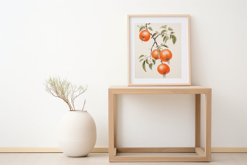 Georgia Persimmons, Persimmons Tree, Persimmons on Branches With Leaves ...