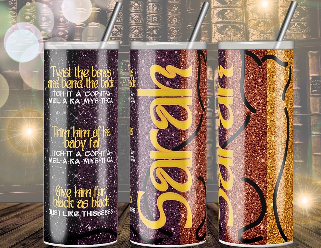 Personalized Hocus Pocus Thackery Binx Witch Spell for Haloween 20oz ...