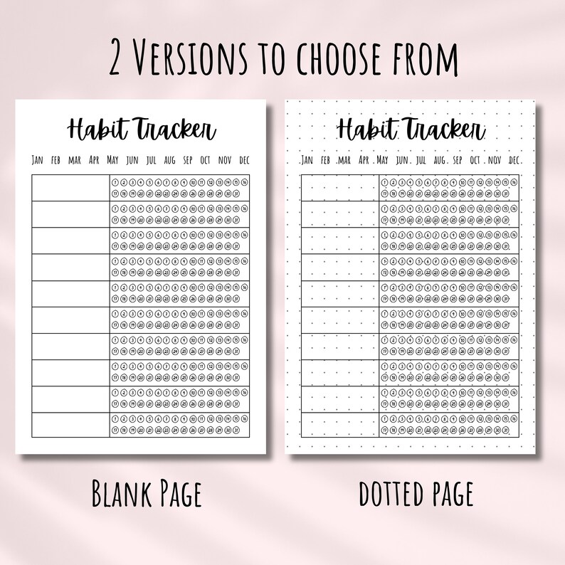 Habit Tracker ADHD Printable 2024, Letter/a4/a5, Goodnotes & Notability ...