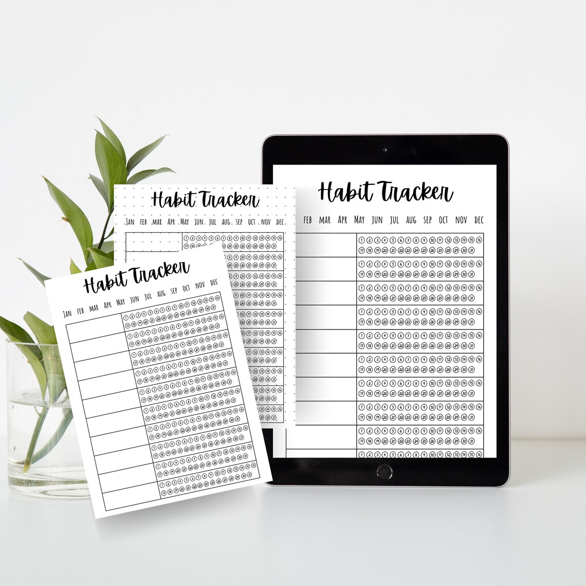 Habit Tracker ADHD Printable 2024, Letter/a4/a5, Goodnotes & Notability ...