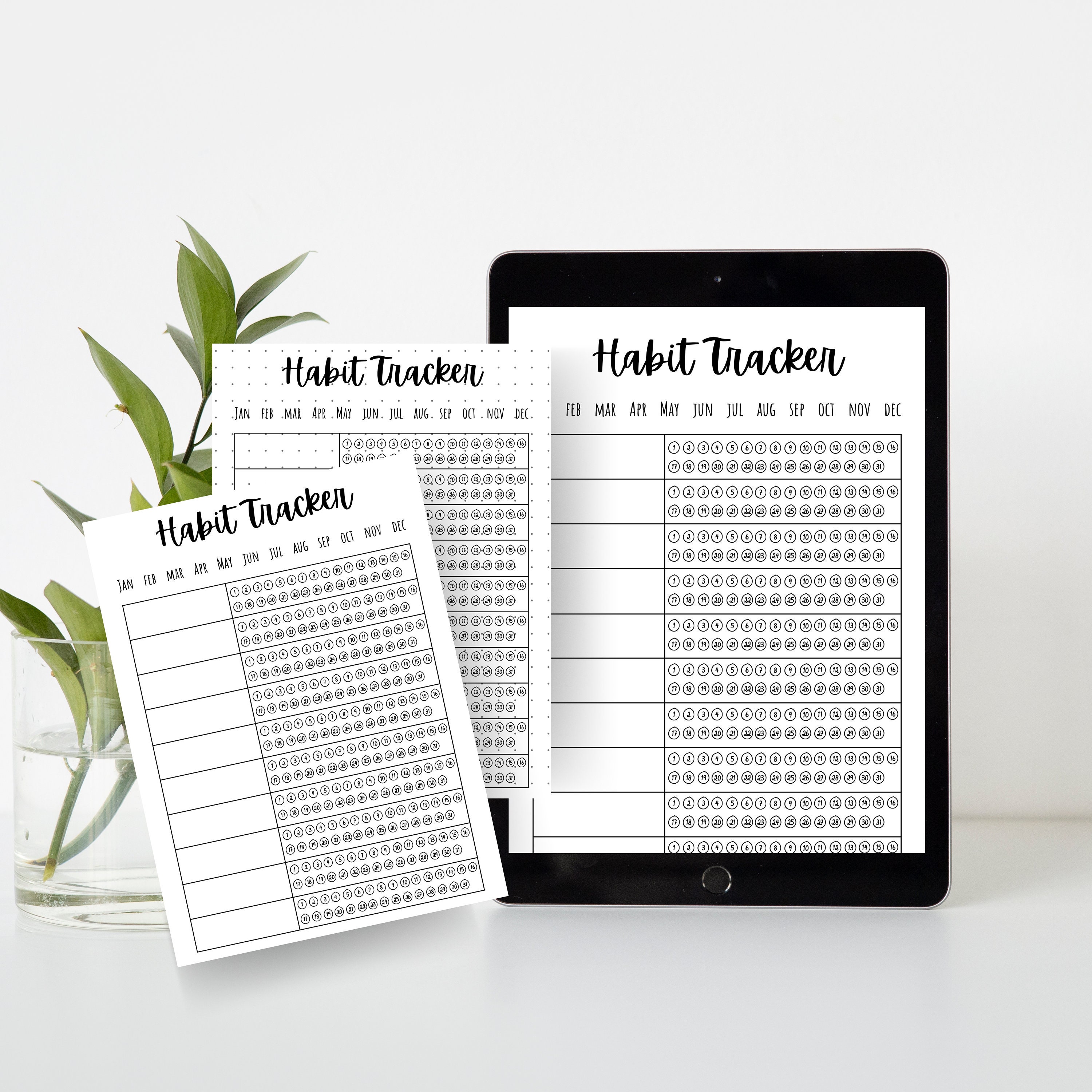 Habit Tracker ADHD Printable 2024, Letter/a4/a5, Goodnotes & Notability ...