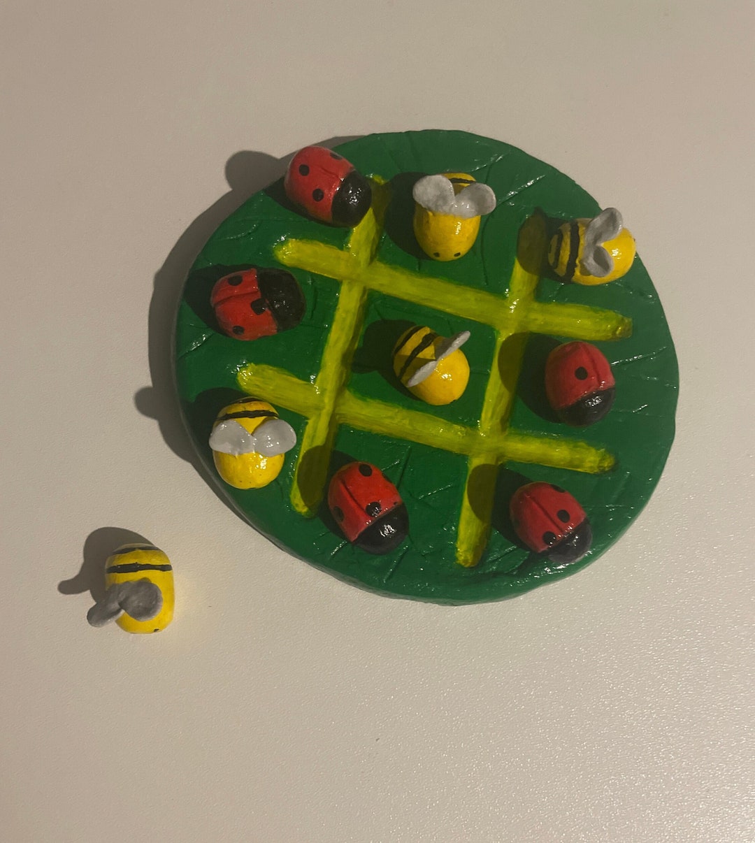Ladybug and Bee Tic Tac Toe Board - Etsy