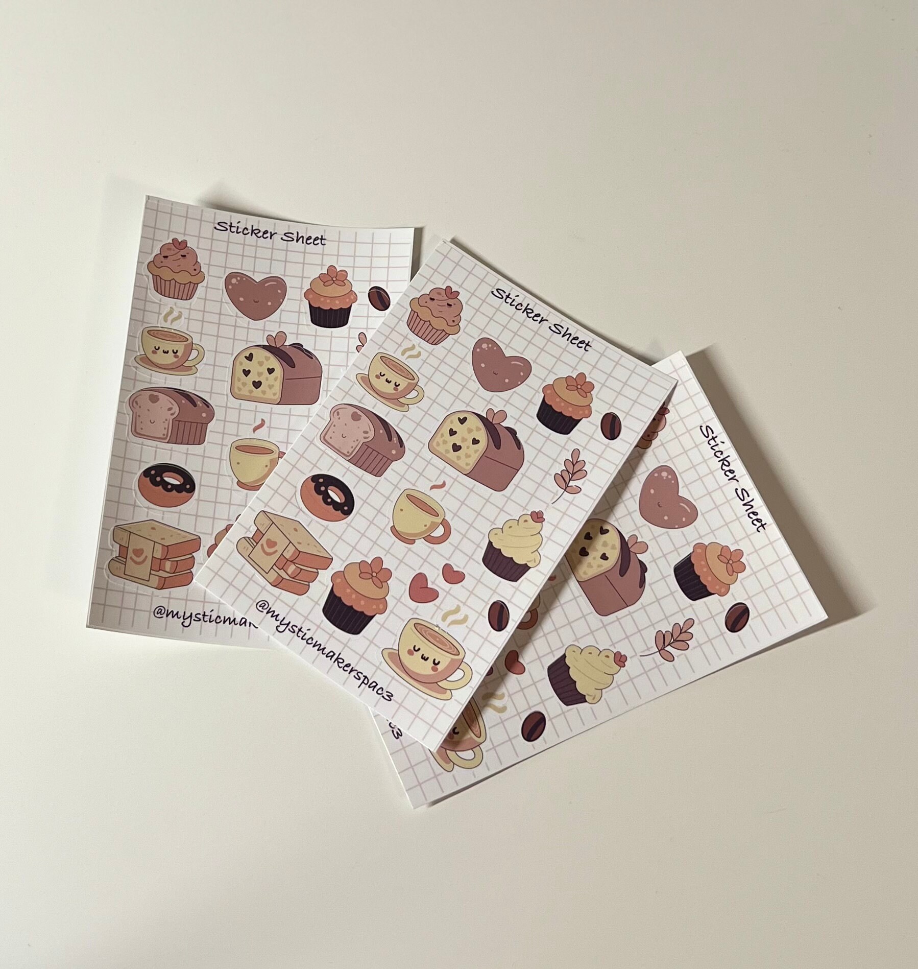 Cozy/aesthetic-sticker Sheet/breakfast Spread Sticker/coffee Sticker ...