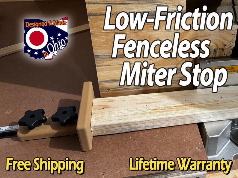 Low-friction Fenceless Miter Stop - Etsy
