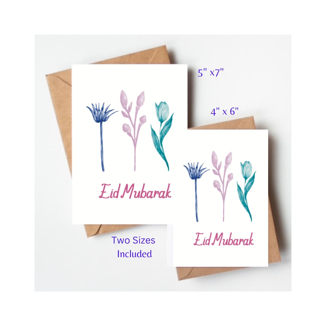 Printable, Digital Download, Eid Card, Islamic Card, Greeting Card ...
