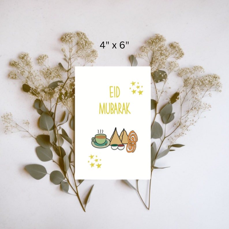 Printable, Digital Download, Eid Card, Islamic Card, Greeting Card ...