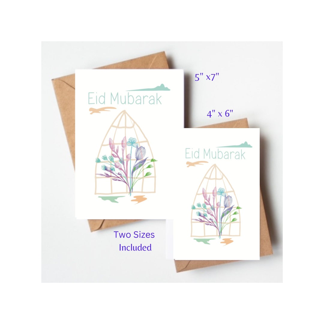 Printable, Digital Download, Eid Card, Islamic Card, Greeting Card ...