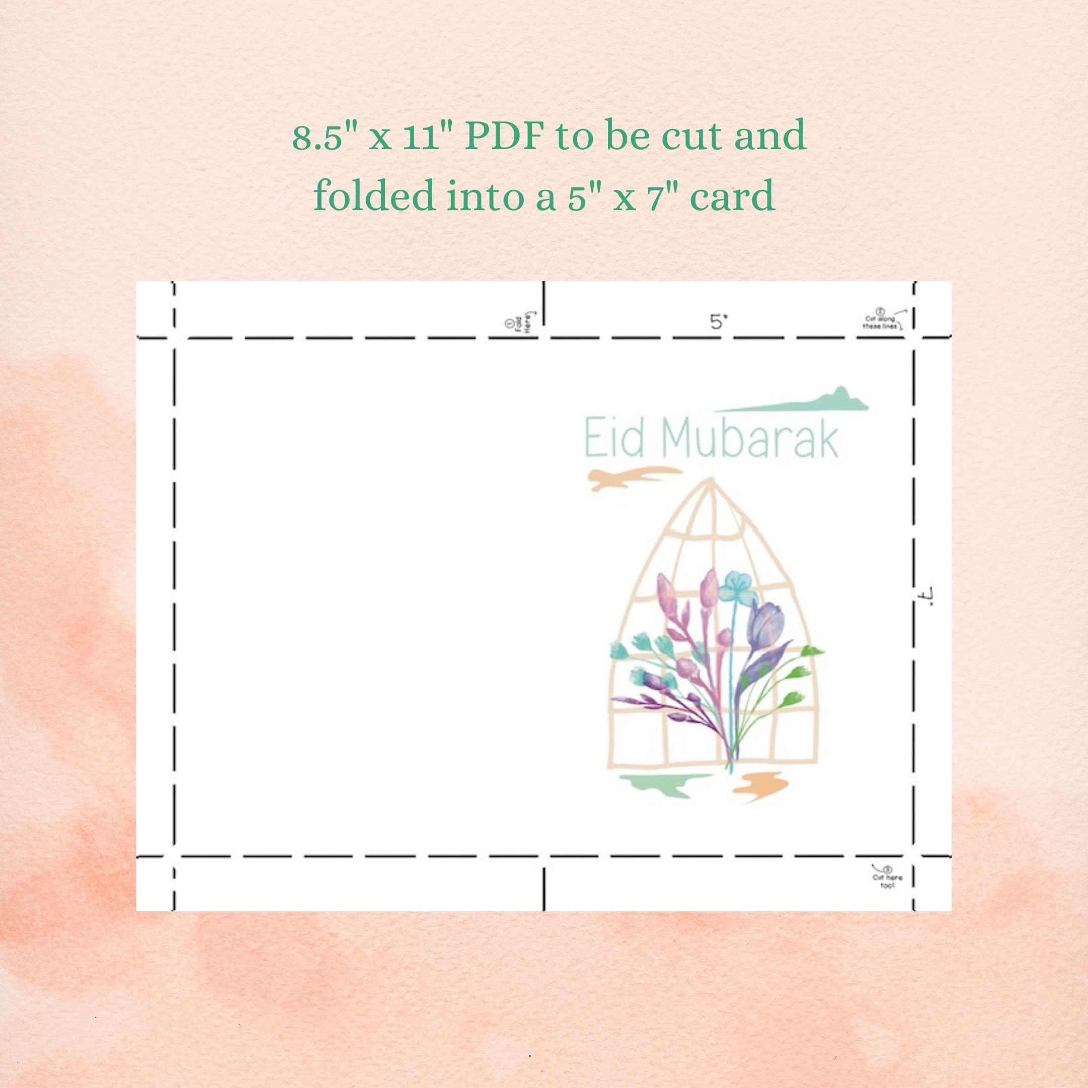 Printable, Digital Download, Eid Card, Islamic Card, Greeting Card ...