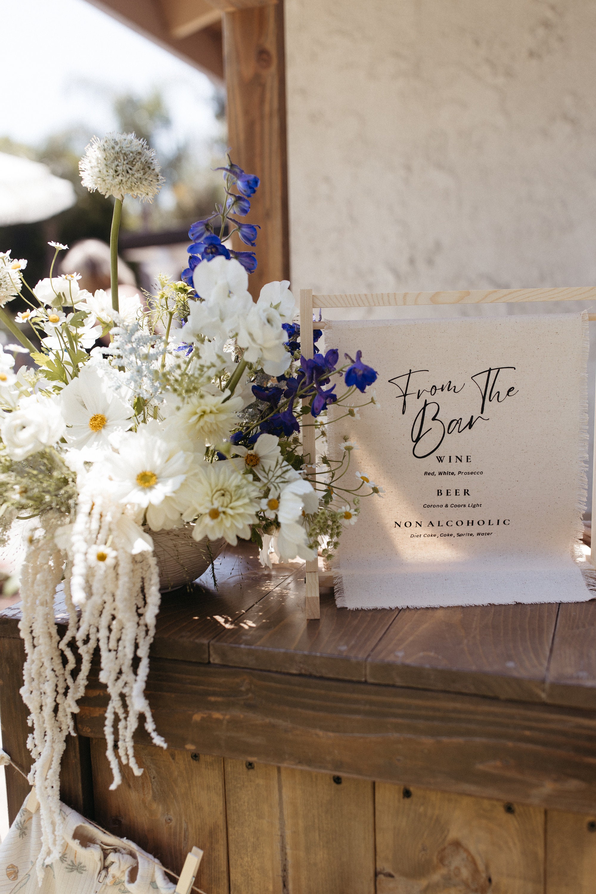 Linen Blend Bar Signage - Etsy