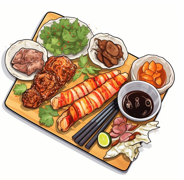 Vietnamese Food Stickers Set - Etsy