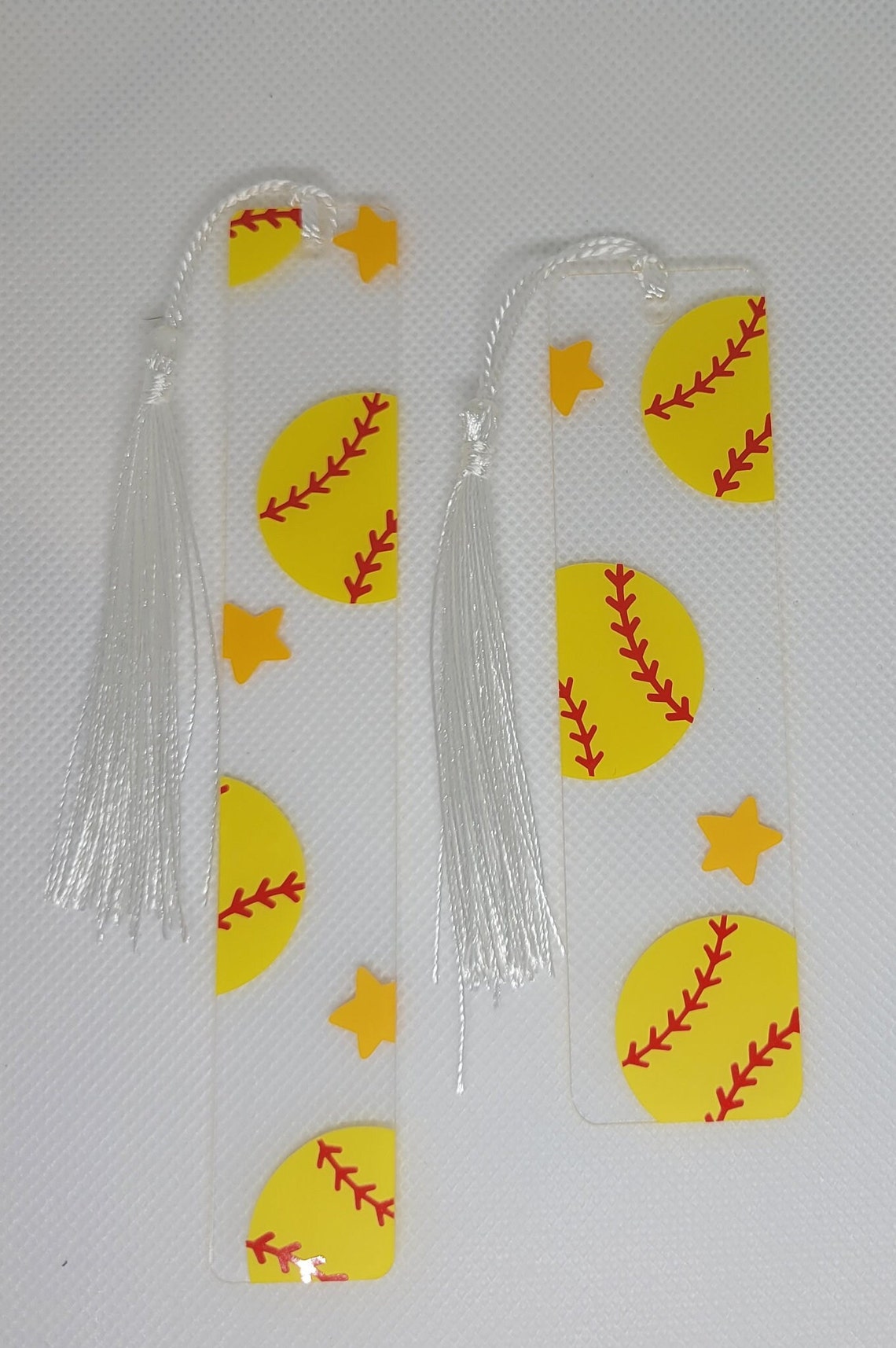 Handcrafted Softball Bookmark | Novelty Gift for Readers | Softball ...
