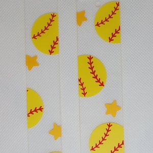 Handcrafted Softball Bookmark | Novelty Gift for Readers | Softball ...