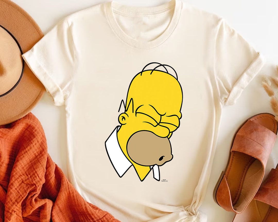 The Simpsons Homer Simpson Doh Big Face Comfort Colors Shirt ...