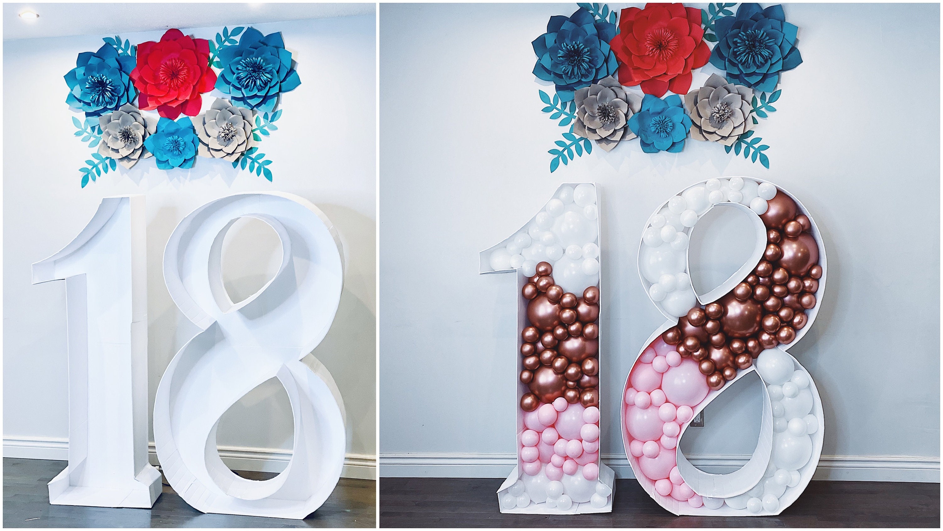Marquee Number Templates 1ft, 2ft, 3ft, 4ft, 5ft, 6ft With Step by Step ...