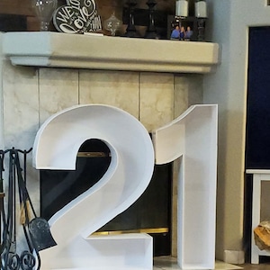 Marquee Number Templates – Full Set 1-6ft (digital Download) - Etsy