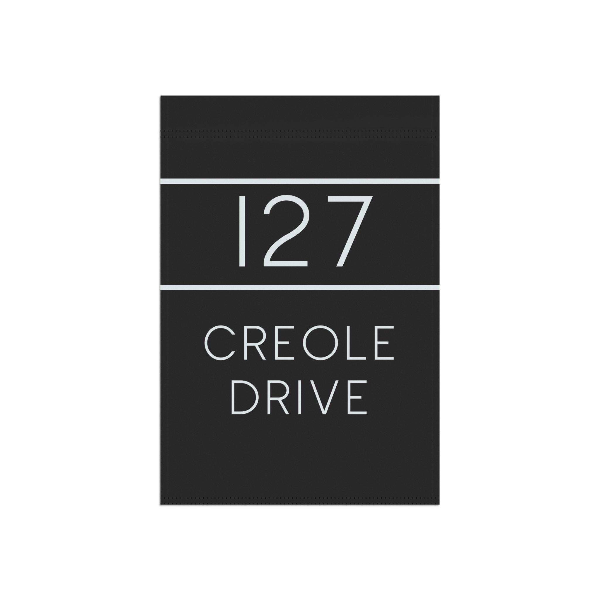 Custom House Number Address Banner for Driveway, Personalized Outdoor ...