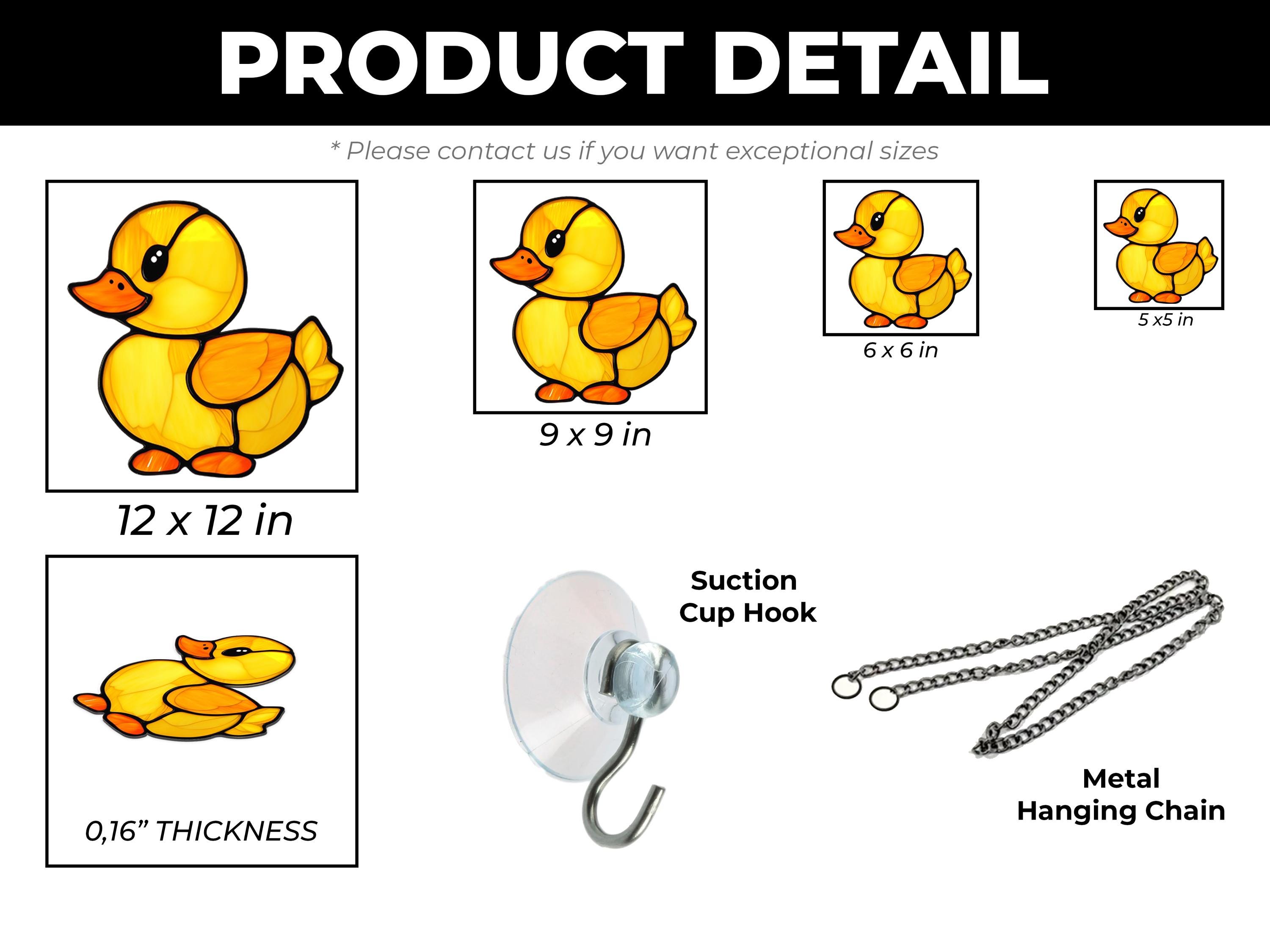 Cute Duck ACRYLIC Window Hanging, Duck Window Hanging, Duck Mom Gift ...