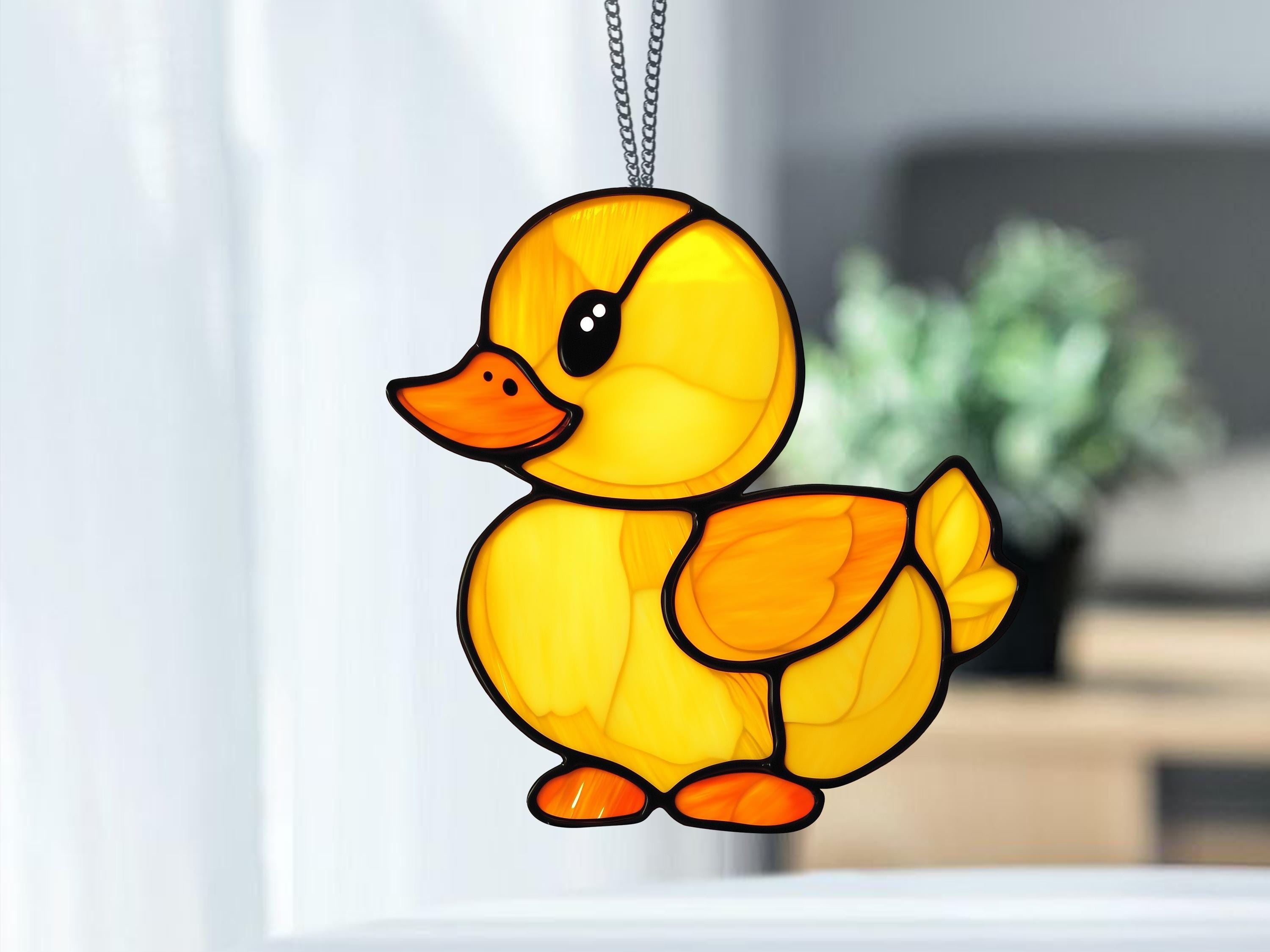Cute Duck ACRYLIC Window Hanging, Duck Window Hanging, Duck Mom Gift ...