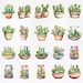 Cactus Print , Watercolor Cactus Bundle Clipart , Cacti PNG ...
