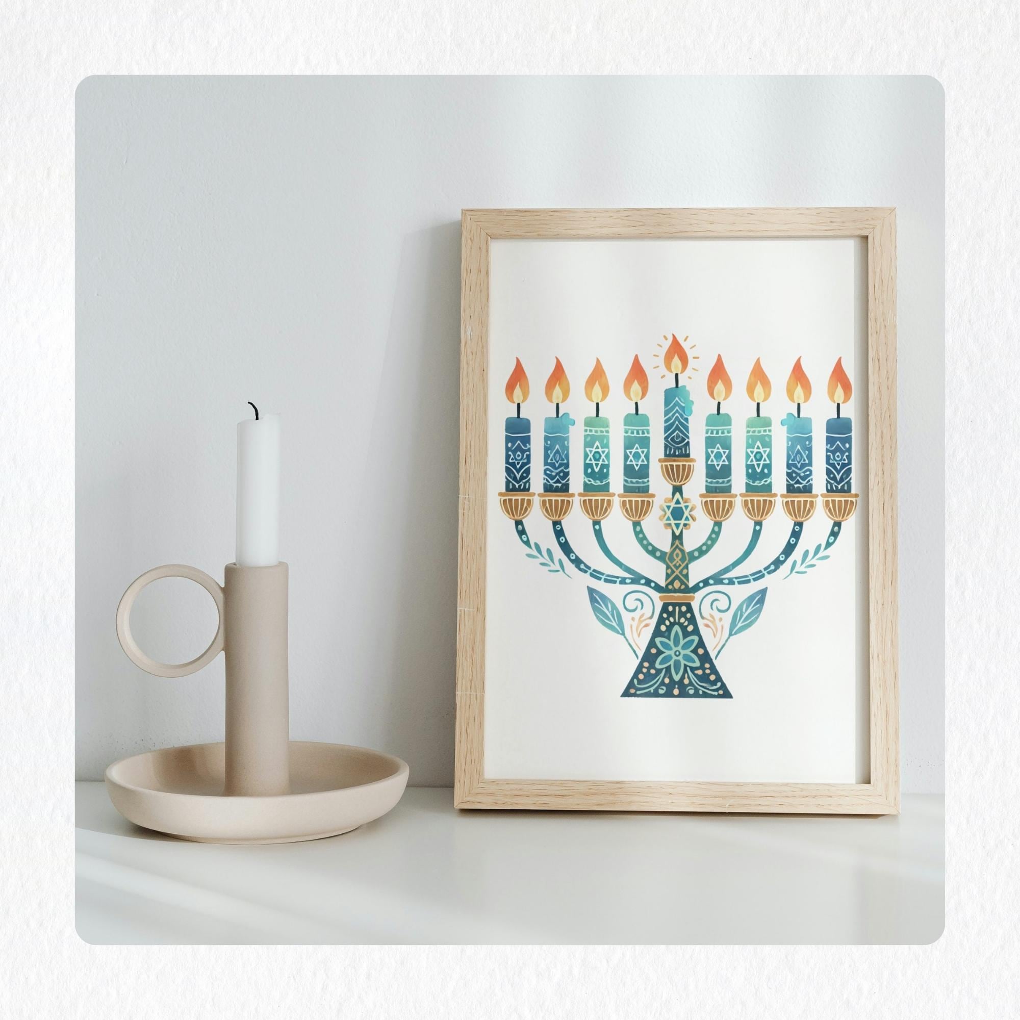 Hanukkah Clipart, Jewish Clipart PNG, Hanukkah Gifts, Menorah, Dreidels ...