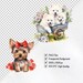 Watercolor Dog Clipart Bundle, Cute Puppies Clipart, Animal Art, Dog ...