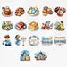 Hanukkah Clipart, Jewish Clipart PNG, Hanukkah Gifts, Menorah, Dreidels ...