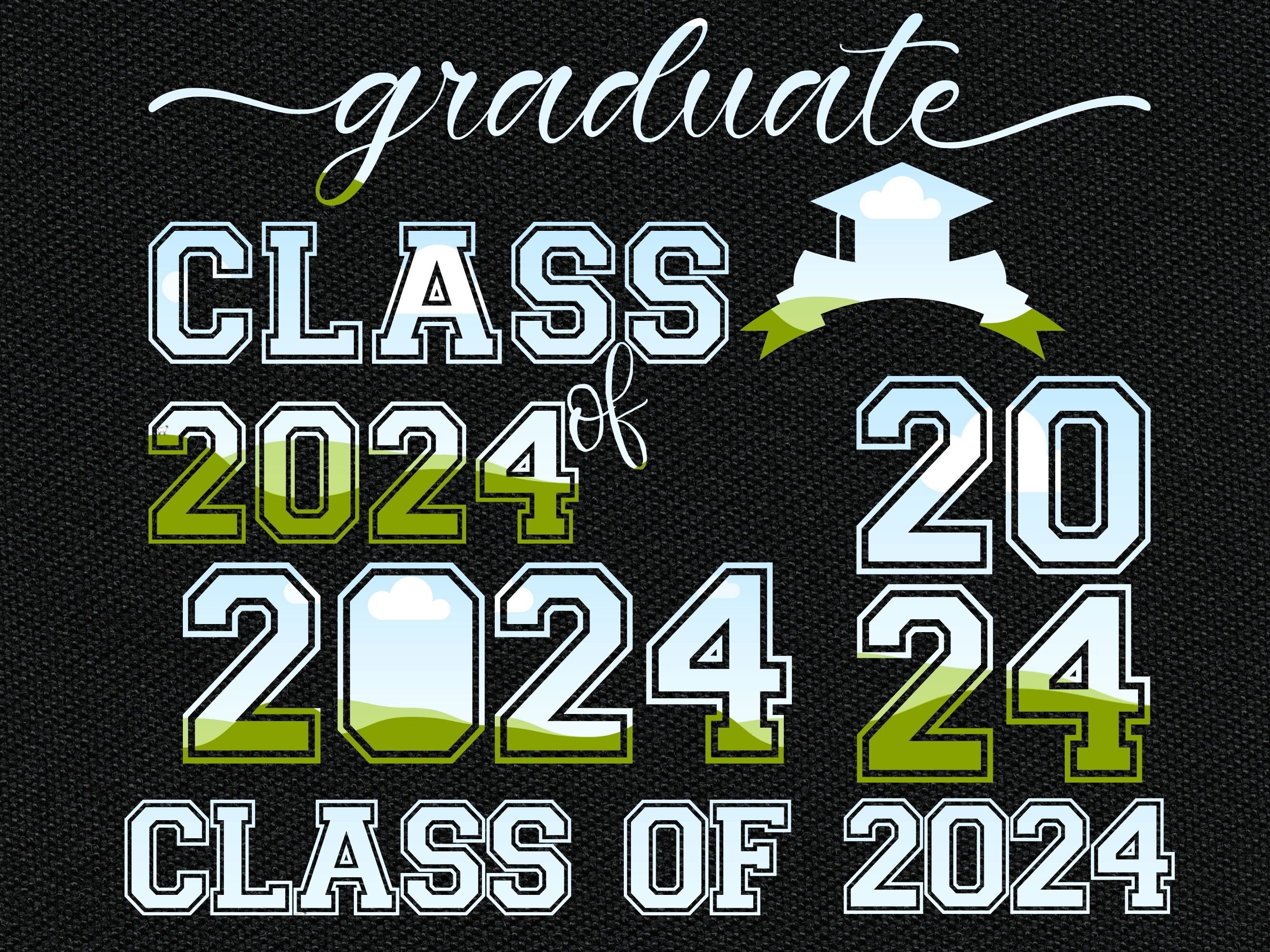 Graduation 2024 Canva Frames Easy Drag and Drop Canva Template Digital ...