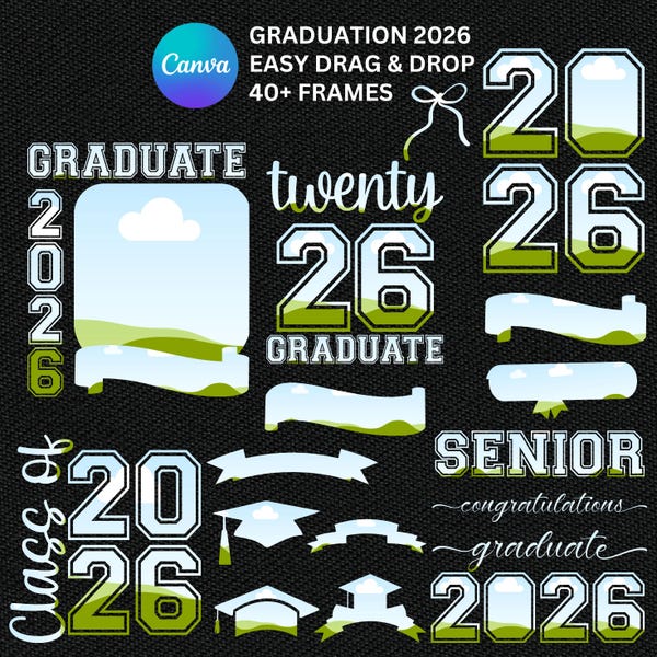2026 Graduation Frames - Etsy