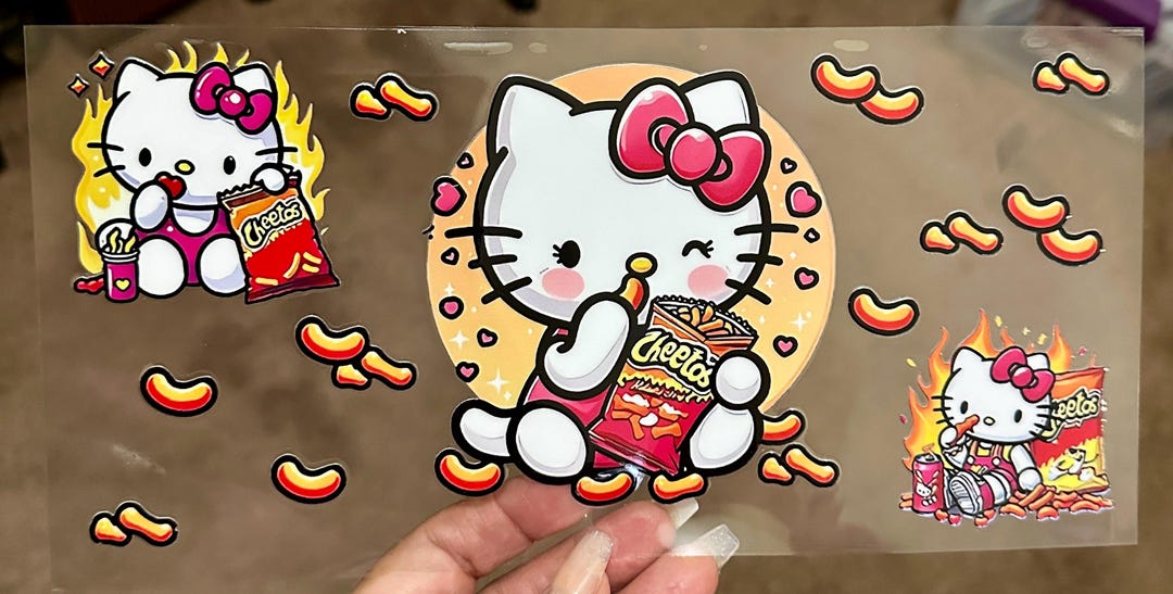 Hello Kitty & Cheetos UV Wrap - Etsy