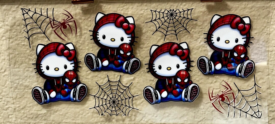 Hello Kitty Spiderman UV Wrap - Etsy