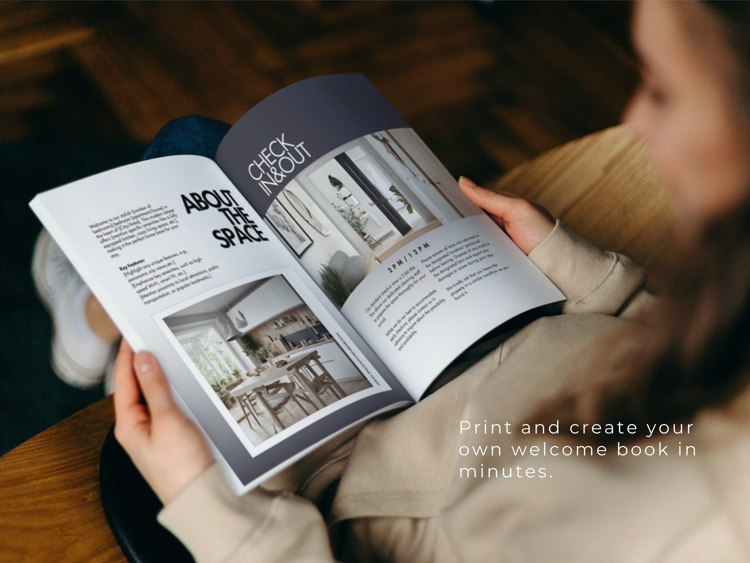 Airbnb Welcome Book Canva Template Air Bnb Booking Guests Welcome Book ...