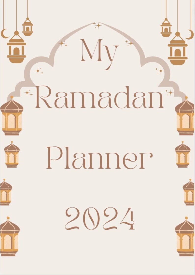 Digital Ramadan Planner 2024 With Prayer Tracker - Etsy