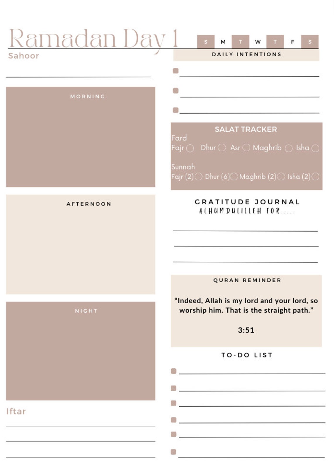 Digital Ramadan Planner 2024 With Prayer Tracker - Etsy