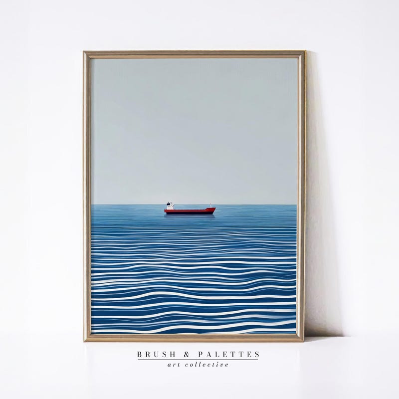 Cargo Ship Paintings - Etsy