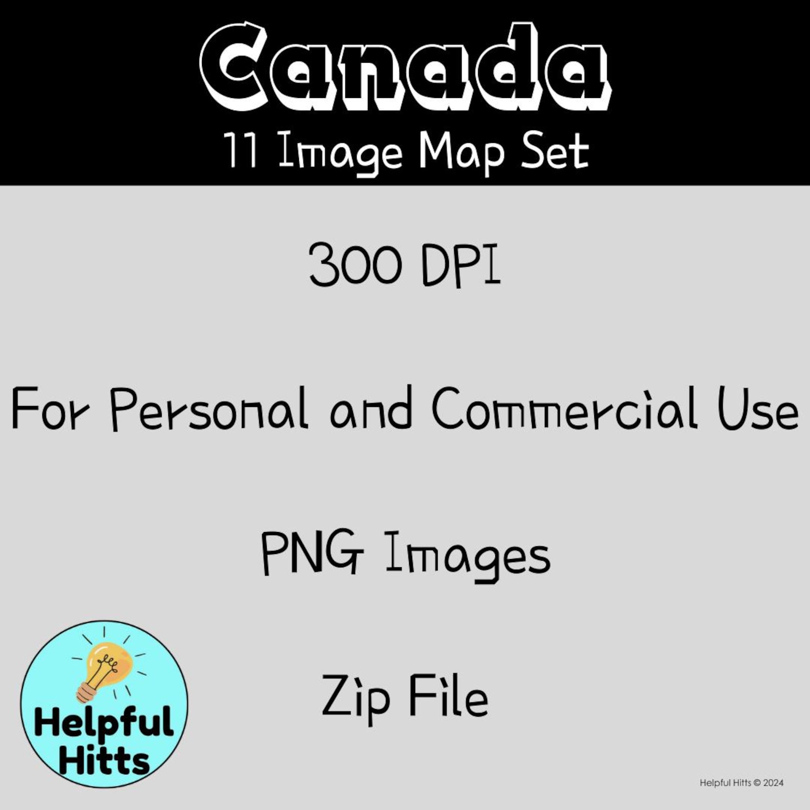 Canada Map Set Clipart- Clip Art for Teachers, Geography, Social ...