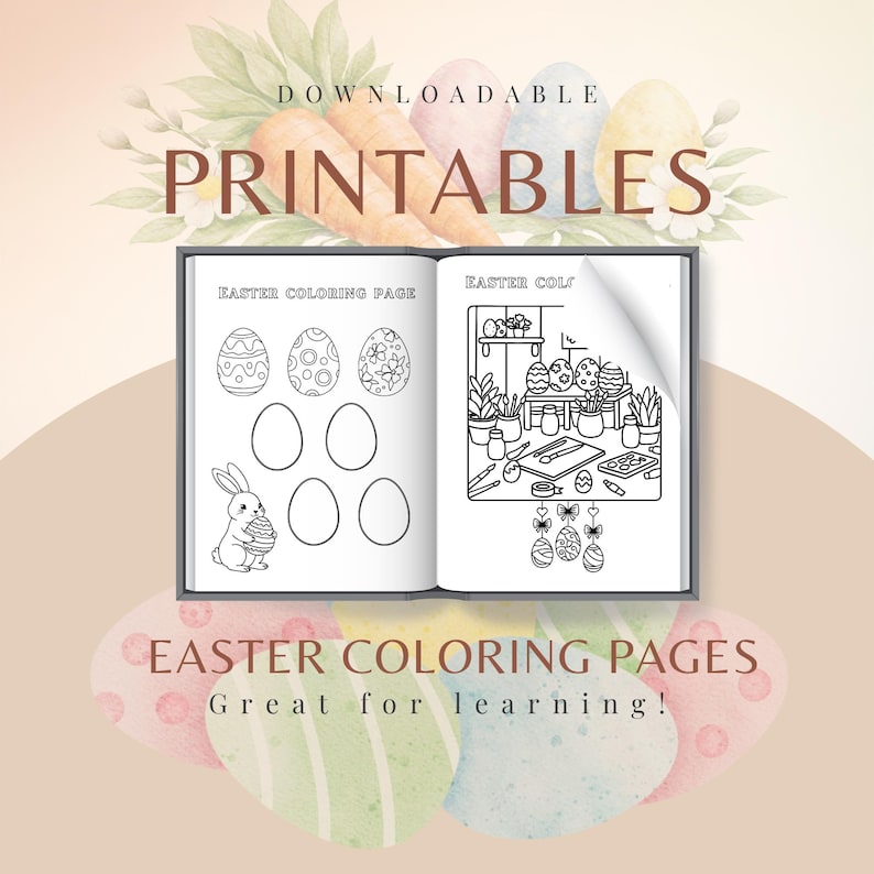 Easter Coloring Pages for Kids | Printable Activity Sheets | Preschool ...
