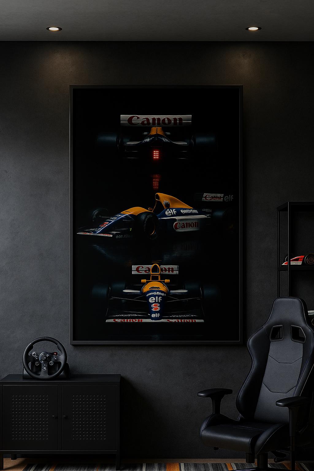 F1 Williams 1992 Digital Art Print – Iconic Formula 1 Car Poster ...