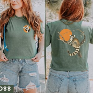 Lemur Shirt, Vintage Lemur Graphic T-shirt, Kids Ring Tail Lemur Tee ...