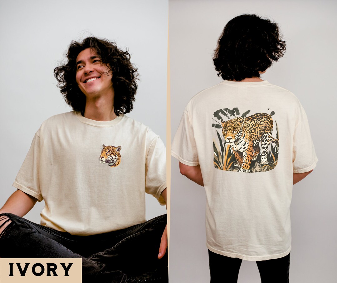 Leopard Shirt, Leopard Graphic T-shirt, Retro Vintage Jaguar Tee ...