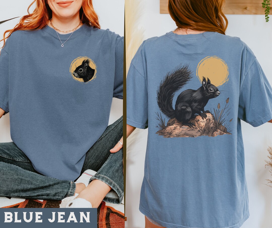 Squirrel Shirt, Squirrel Graphic T-shirt, Retro Vintage Wildlife ...