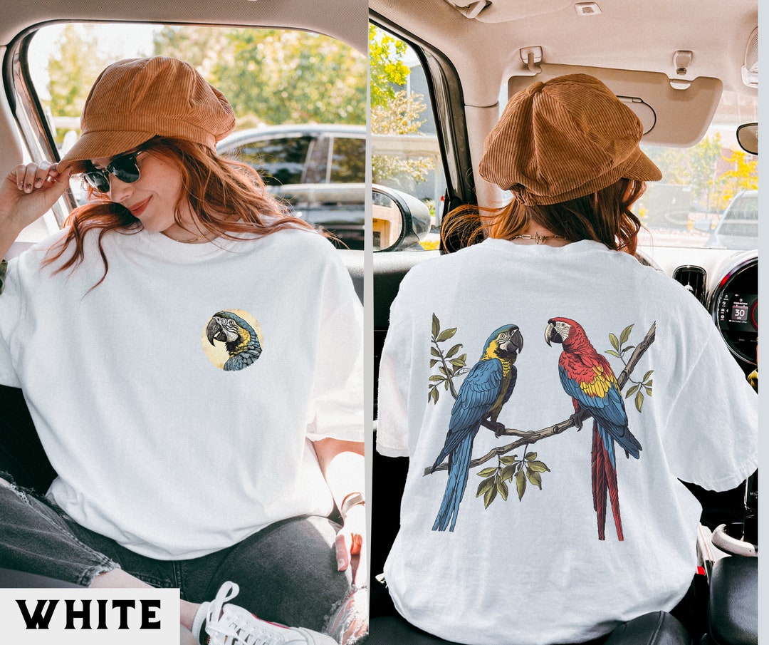 Parrot Shirt, Vintage Parrot T-shirt for Kids, Retro Tropical Bird Tee ...