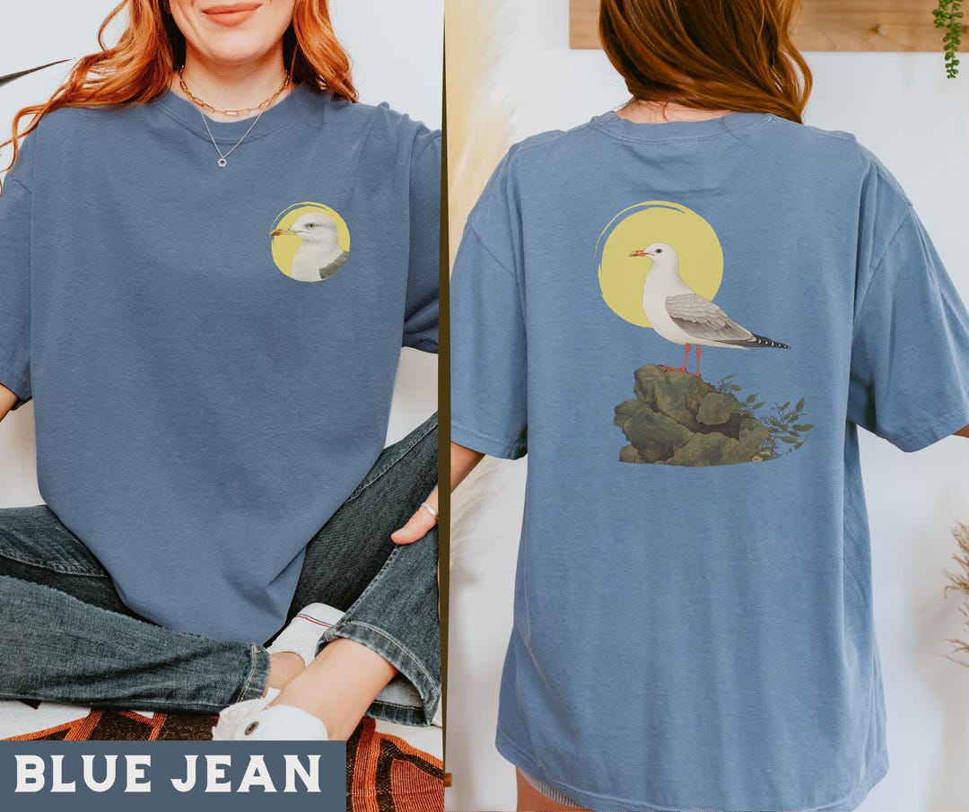 Seagull Shirt Vintage Seagull Graphic Tee Seagull Lover Gift for Kids ...