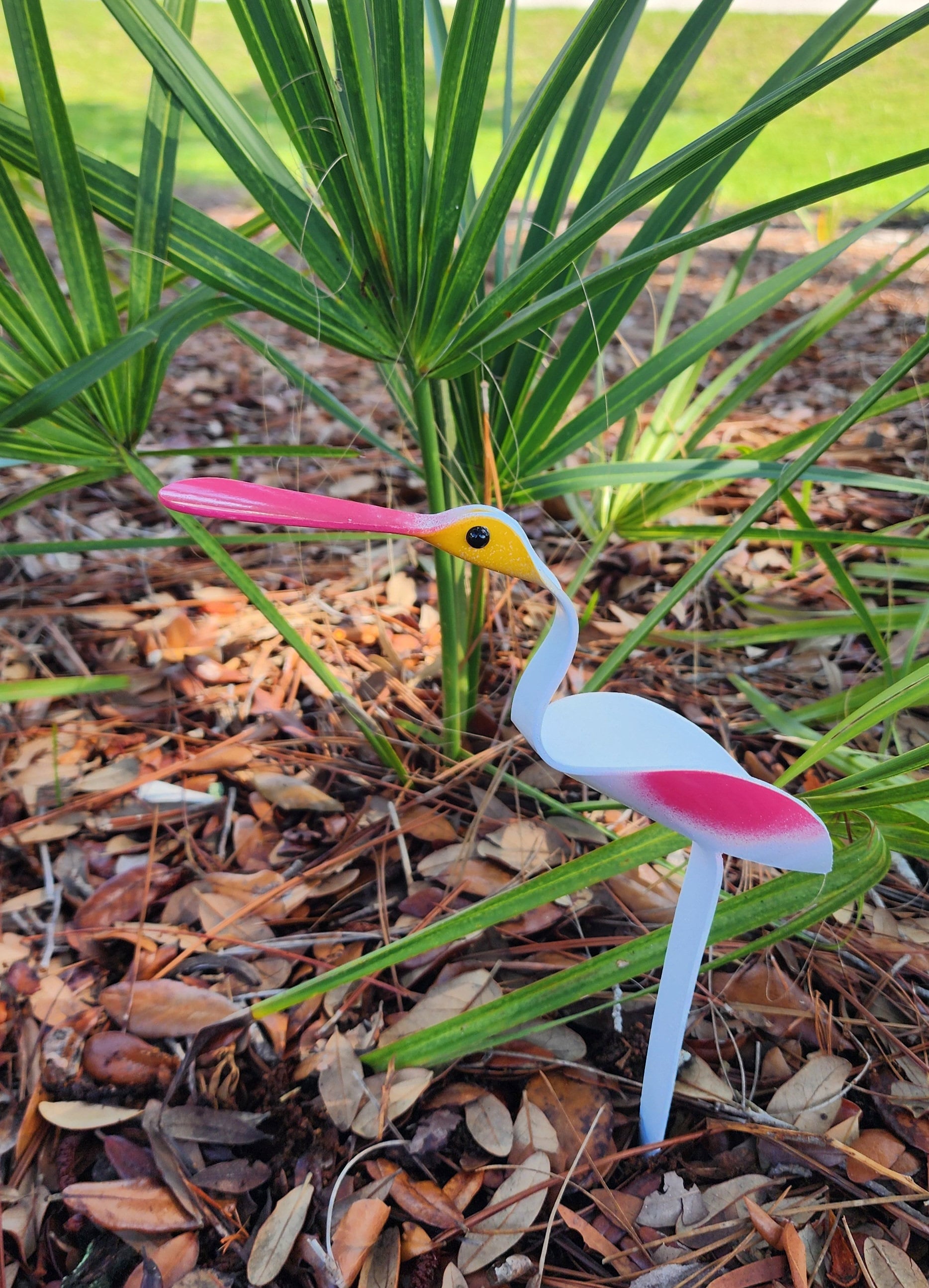 Spoon Bill Garden Stake - Etsy